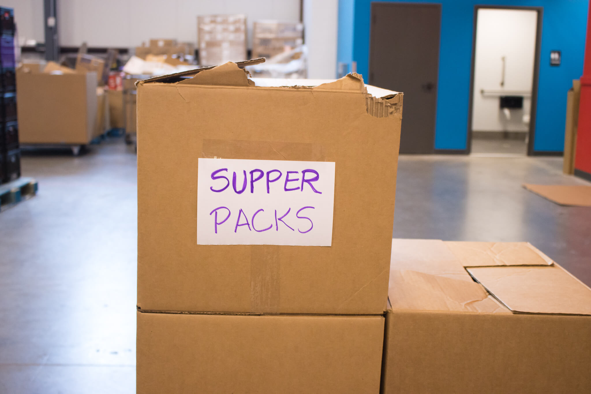 Off Site Sack Supper Packing - Kids Food Basket